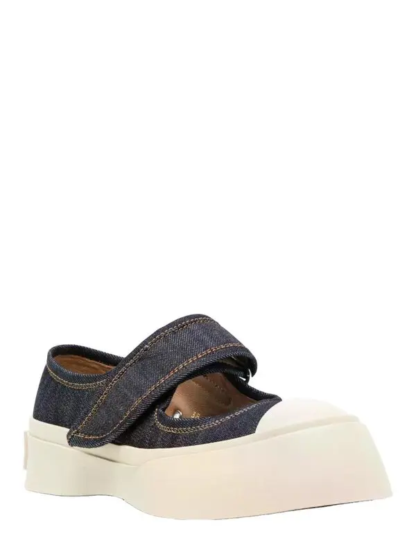 Marni Denim Ballet Flats - Neutrals