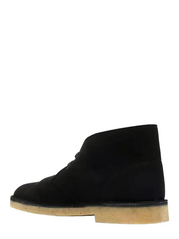 Clarks Desert Leather Lace-up Boots - Black