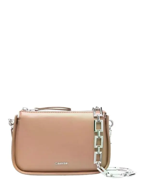 Calvin Klein Lettering Cross Body Bag - Neutrals
