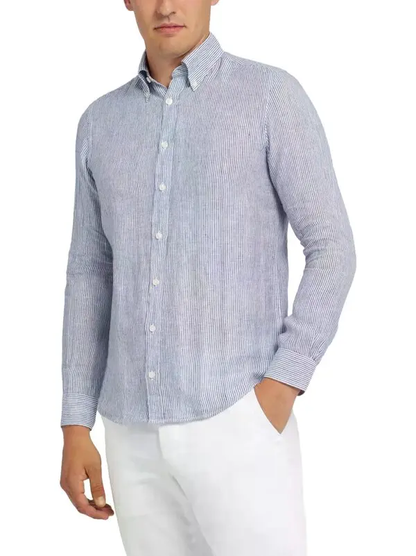 Brooks Brothers Striped Shirt - Blue