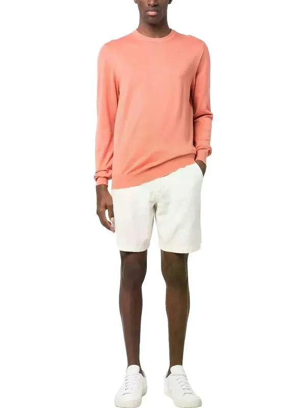 Boglioli Fine Knit Cotton Jumper - Orange
