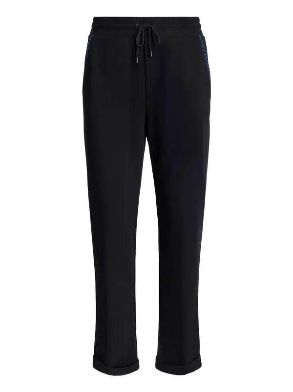 Etro Greca-trimmed Track Pants - Blue
