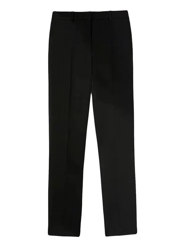 JIL SANDER High-waist Straight-leg Trousers - Black