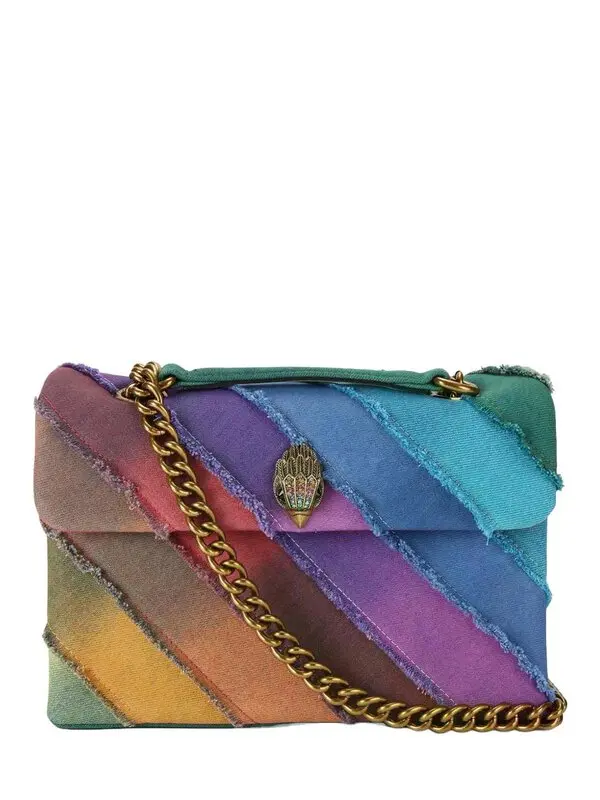 Kurt Geiger Kensington Denim Shoulder Bag - Blue