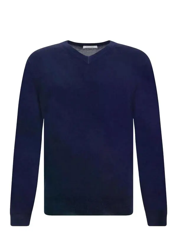CRUCIANI V-neck Jumper - Blue