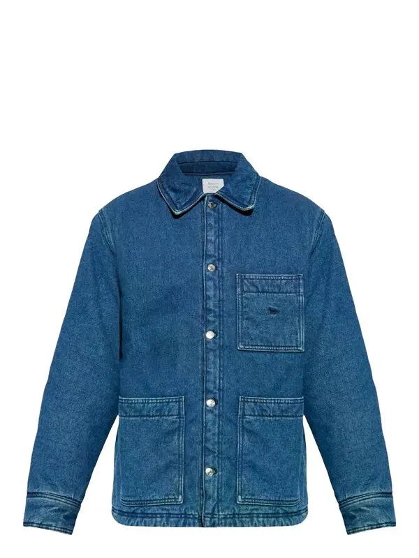Maison Kitsuné Padded Workwear Denim Jacket - Blue