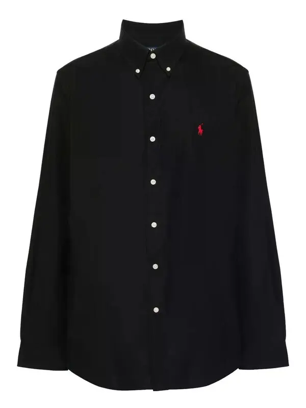 Polo Ralph Lauren Polo Pony Cotton Shirt - Black