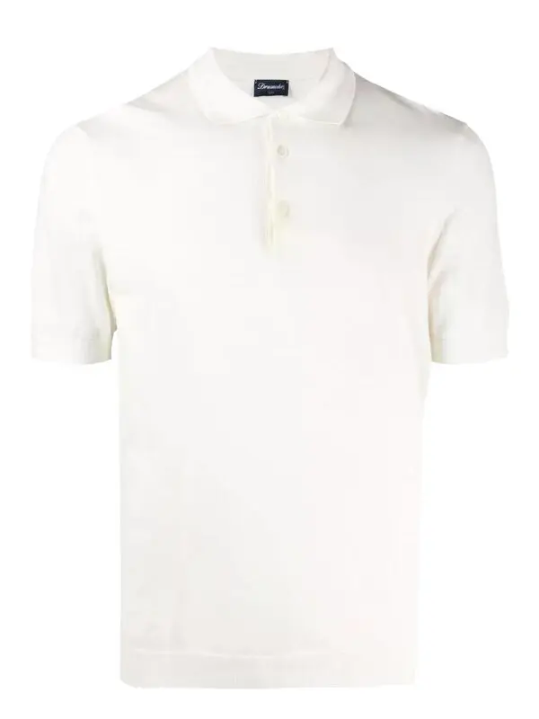 DRUMOHR Short-sleeve Polo Shirt - Neutrals