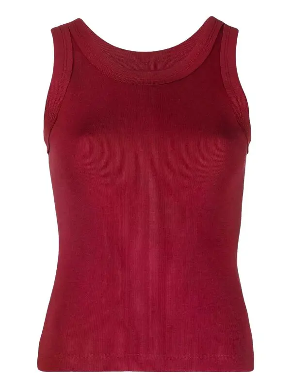 STYLAND Organic Cotton Vest Top - Red