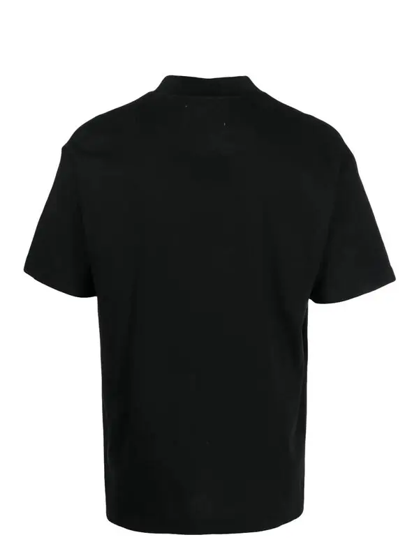 BONSAI Logo-print Cotton T-shirt - Black