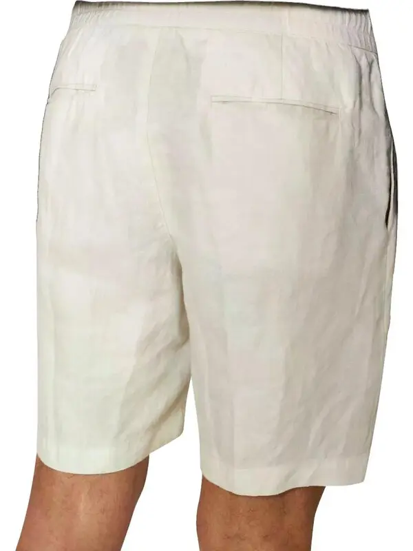 Orlebar Brown Linen Elasticated Waist Shorts - Neutrals