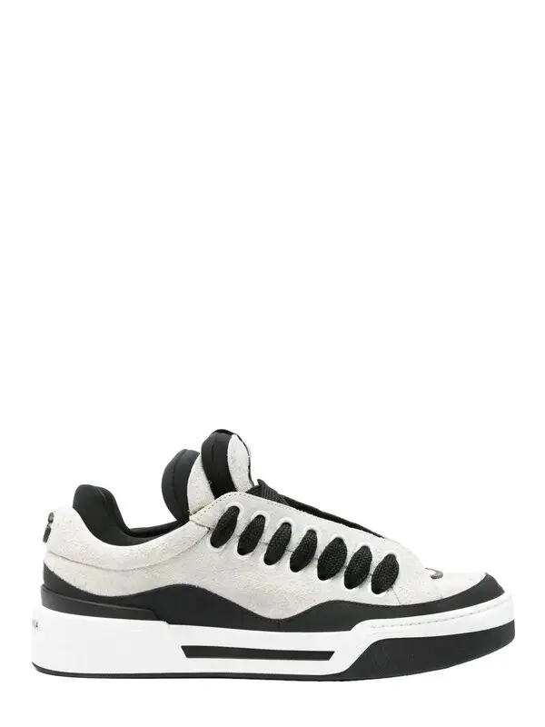 Dolce & Gabbana Roma Leather Sneakers - White