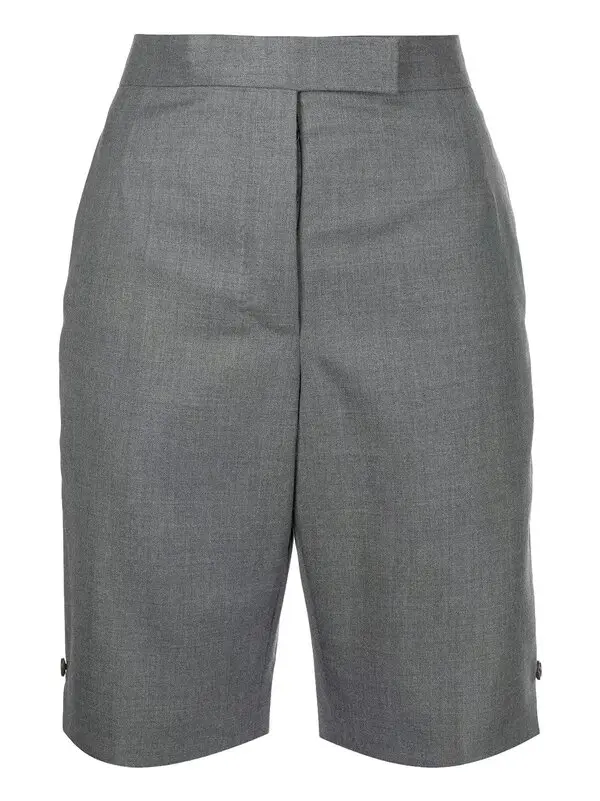 Thom Browne Tailored High-waist Shorts - Grey