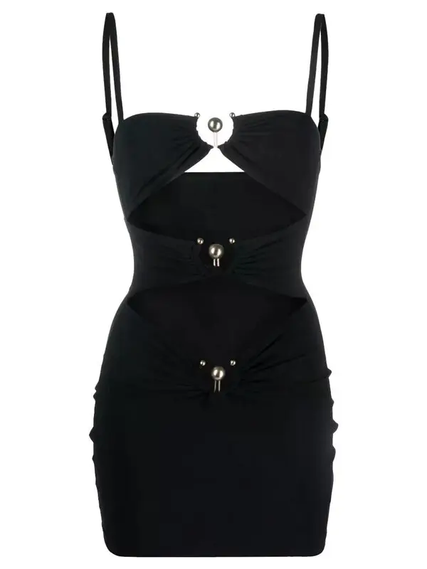 Christopher Esber Cut-out Mini Dress - Black