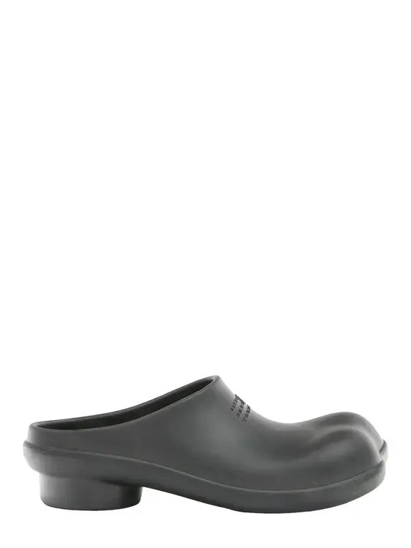 MAISON MARGIELA Anatomic Numbers Motif Slip-on Slippers - Black