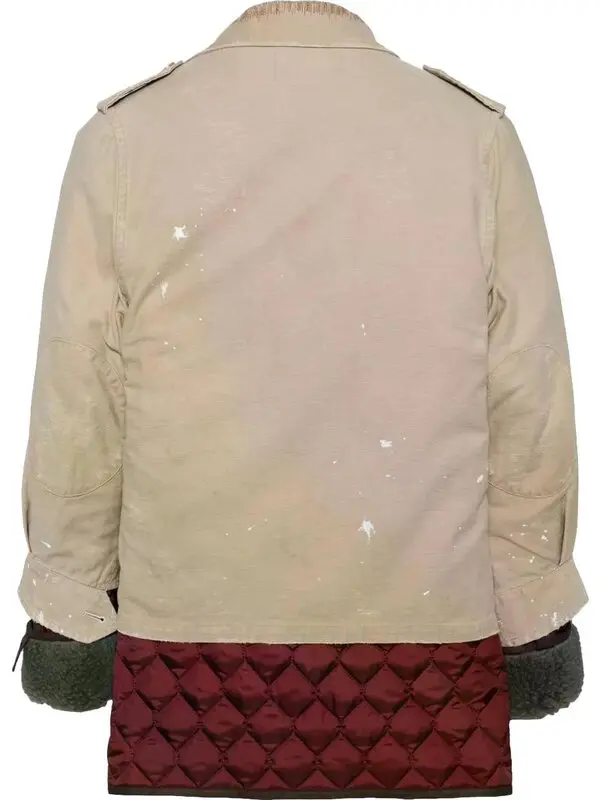Kolor Patchwork Jacket - Neutrals