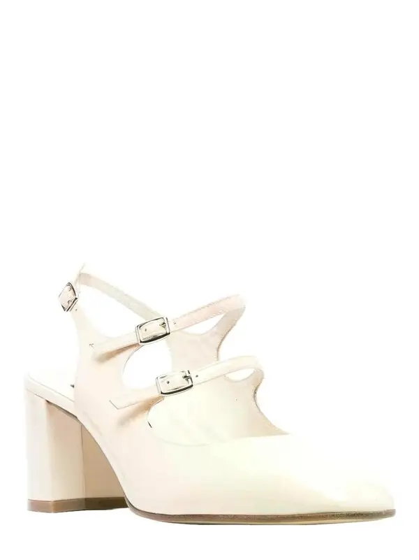 CAREL Banana 70mm Mary Jane Slingbacks - Neutrals