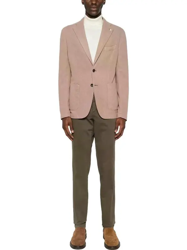 MANUEL RITZ Single-breasted Blazer - Brown