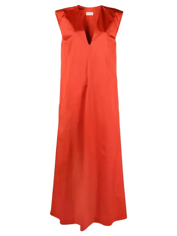 BY MALENE BIRGER Mavise Maxi Dress Wool-blend - Orange