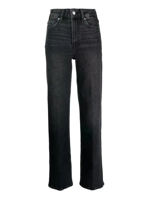 Paige Sasha Wide-leg Jeans - Black