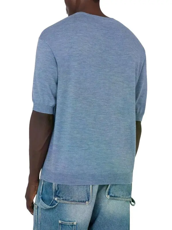 Moschino Fine-knit T-shirt - Blue