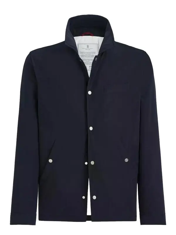 Brunello Cucinelli Buttoned Jacket - Blue