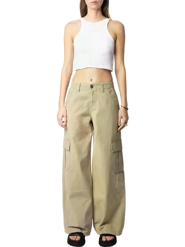 Zadig&Voltaire Straight-leg Cargo Trousers - Neutrals