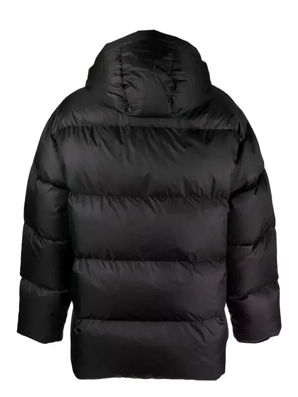 IENKI IENKI Michlin Zip-up Quilted Hooded Jacket - Black