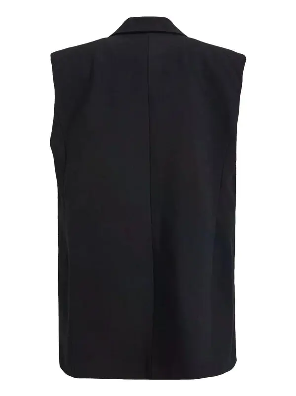 JIL SANDER Belted Vest - Black