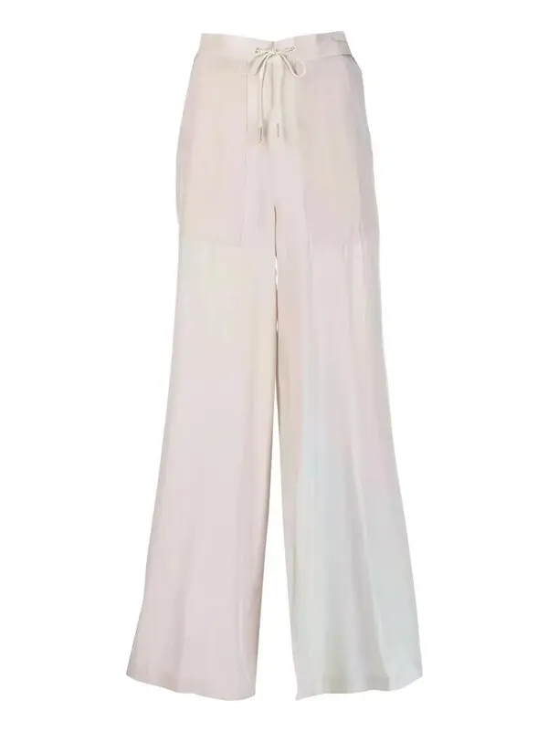 Fabiana Filippi Straight Leg Drawstring Waist Trousers - Neutrals