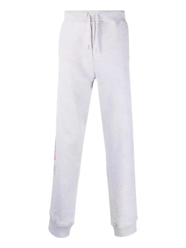 Helmut Lang 3d Logo Track Pants - Grey