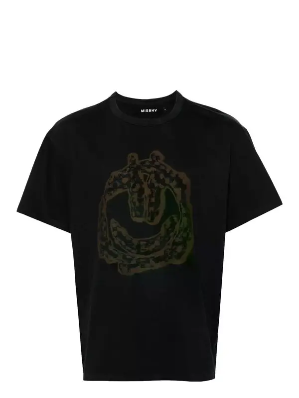 MISBHV History Of Acid House Cotton T-shirt - Black