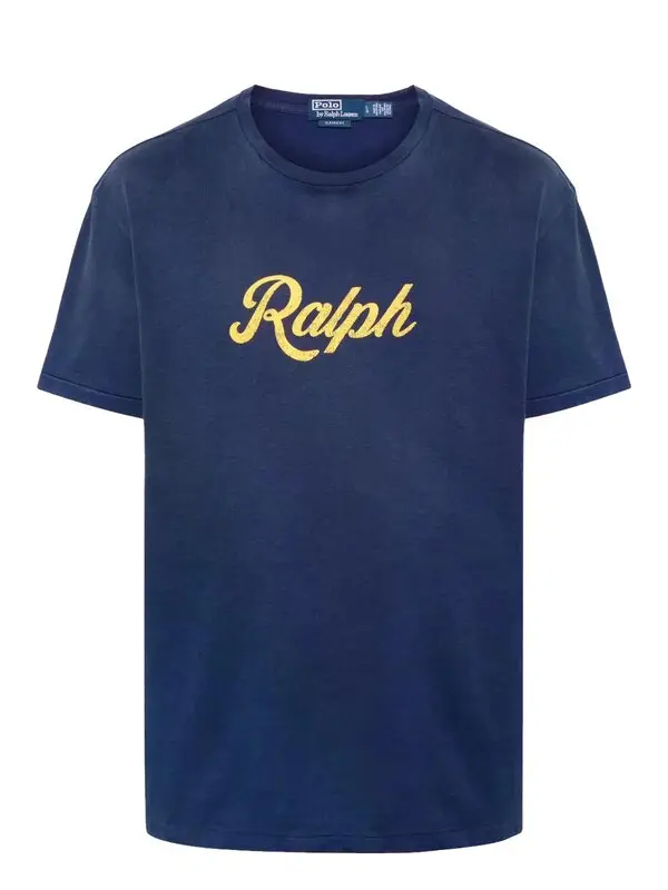 Polo Ralph Lauren Logo-printed Cotton T-shirt - Blue