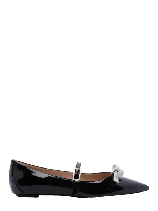STUART WEITZMAN Felicity Ballet Flats With Buckle Fastening - Black