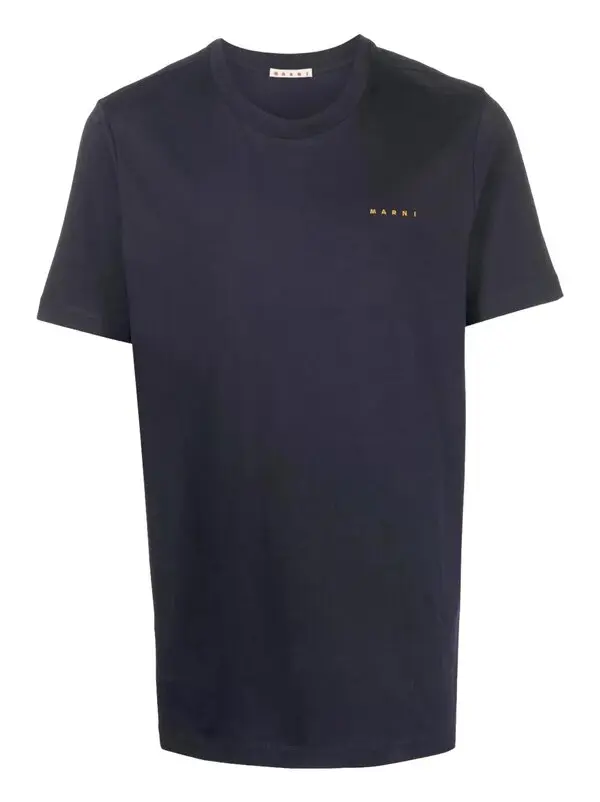 Marni Logo-print T-shirt - Blue