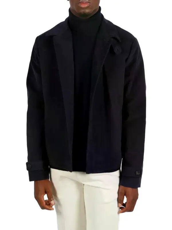 14BROS Wool Shirt Jacket - Blue