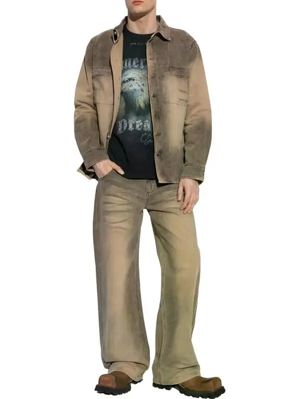 MISBHV Wide-leg Jeans - Brown