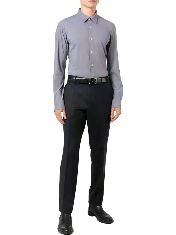 BOSS Tailored Straight-leg Trousers - Black