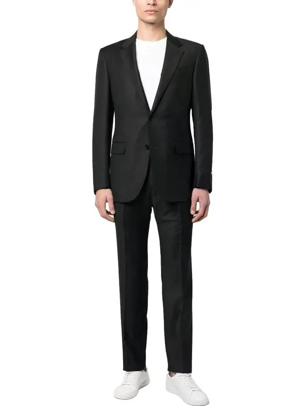 Zegna Trofeo™ Wool Single-breasted Suit - Black