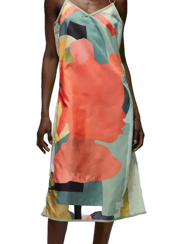 JORDAN X Bephies Beauty Supply Slip Dress - Orange