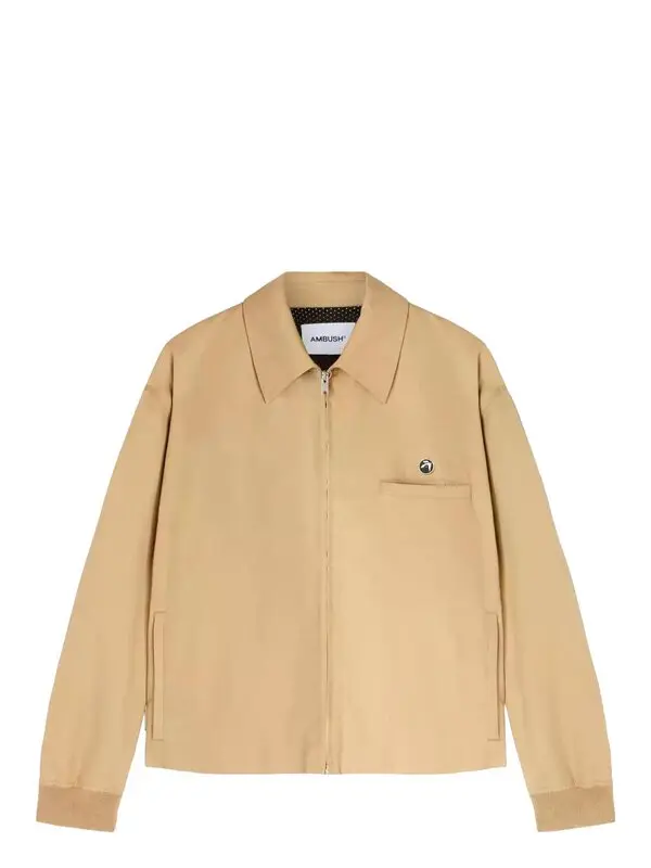 AMBUSH Striped Cotton Jacket - Brown