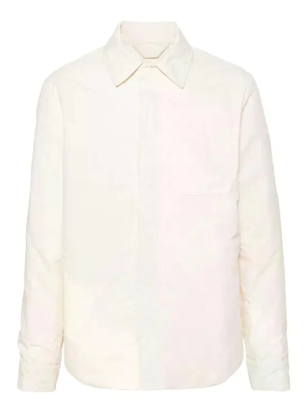 Moncler Padded Shirt Jacket - Neutrals
