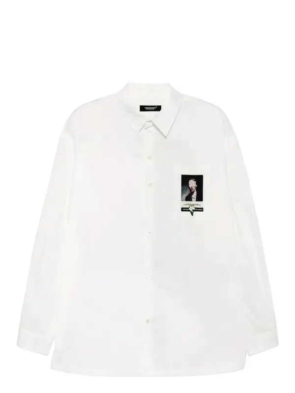 Undercover Motif Print Shirt - White
