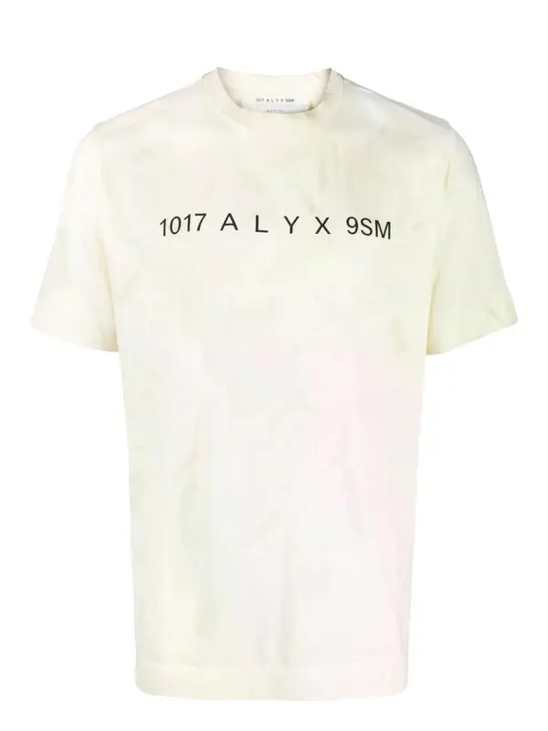 1017 Alyx 9sm Logo-print T-shirt - Neutrals