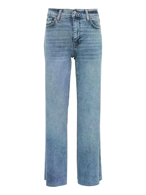 FRAME Palazzo Slim Jeans - Blue
