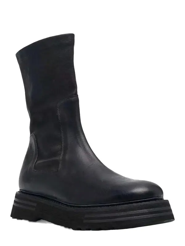 Guidi Slip-on Ankle Boots - Black