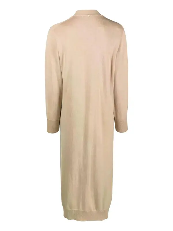 Lorena Antoniazzi Longline V-neck Cardigan - Neutrals