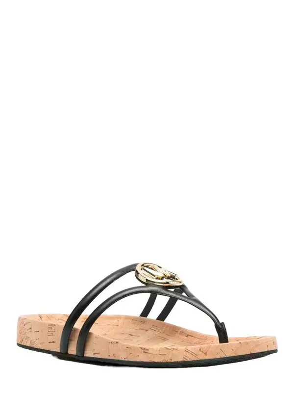 Michael Kors Hampton Flip Flop Sandals - Black