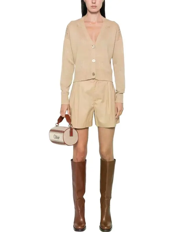 Ralph Lauren Logo-jacquard Cardigan - Brown