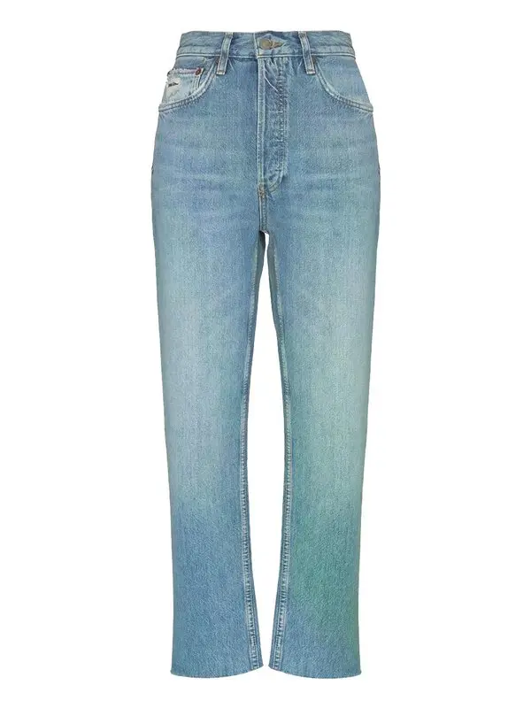 RE/DONE 70s Stone Pipe Straight-leg Jeans - Blue